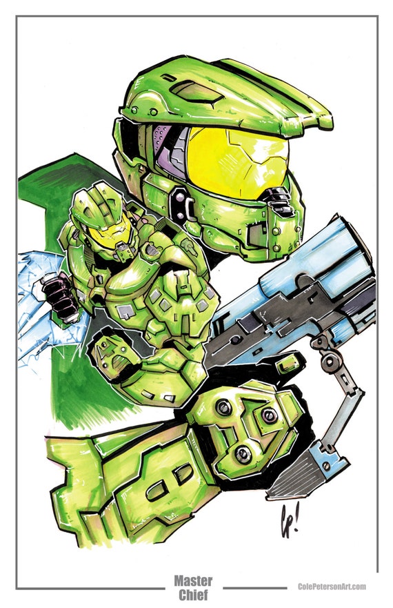 Master Chief Halo | Etsy