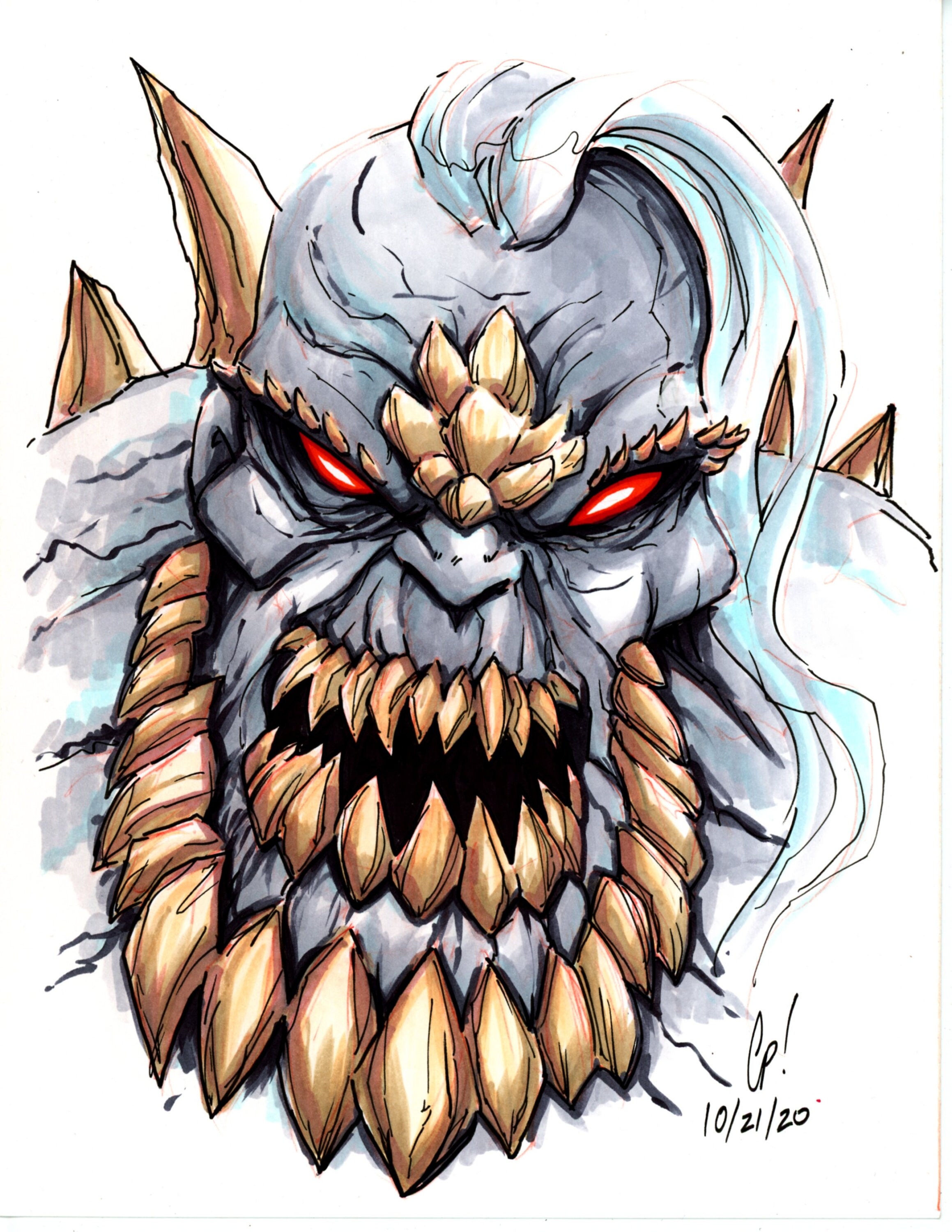 Original Doomsday Sketch - Etsy