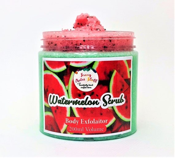Watermelon Body Scrub Body Polish Watermelon Ts Sugar Scrub Etsy