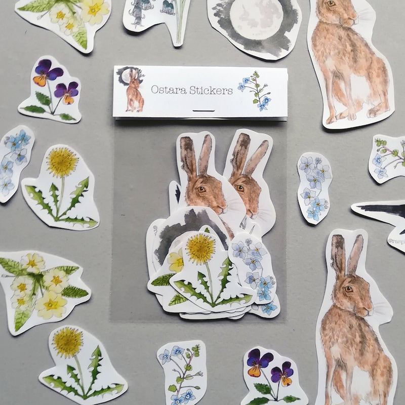 Nature Stickers - Etsy