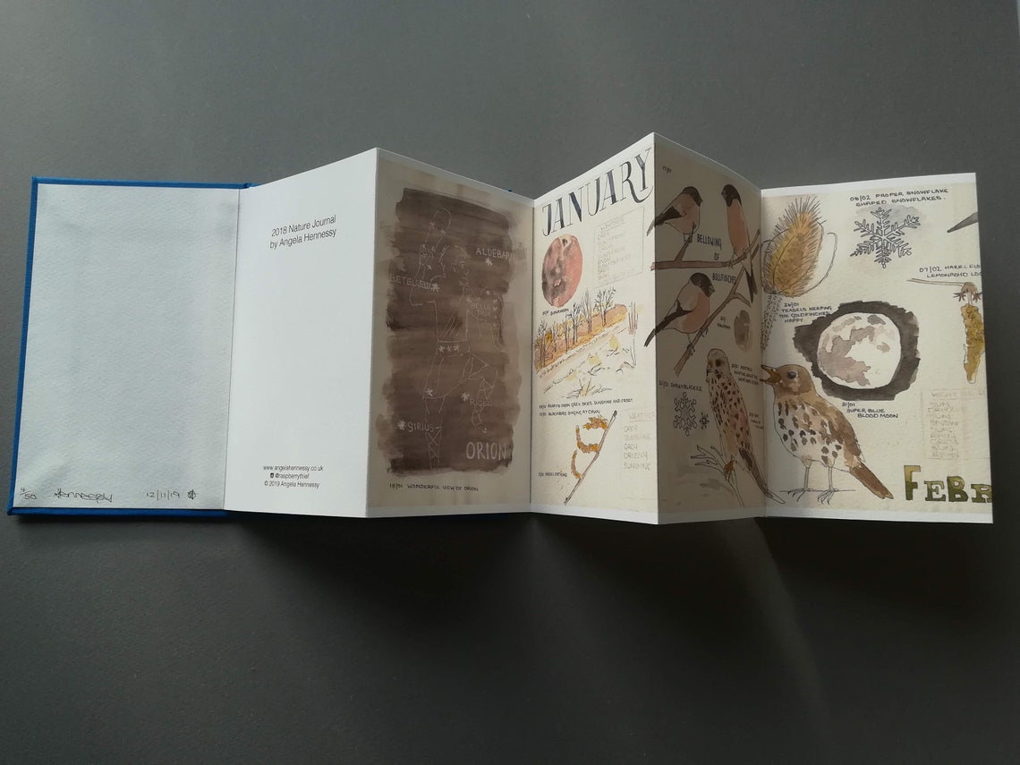 Handmade Nature Journal Book 2018 Nature Journal Nature - Etsy