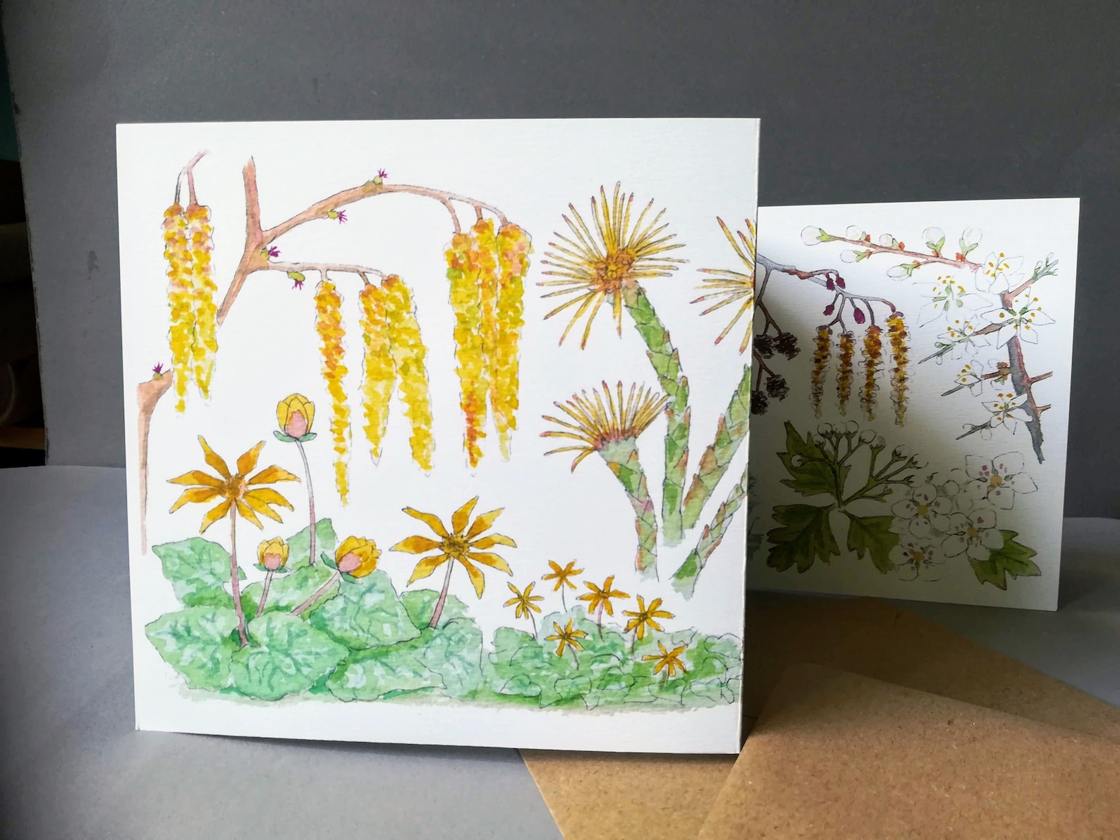 Spring Hope Concertina Card Spring Nature Card Wildflowers - Etsy UK