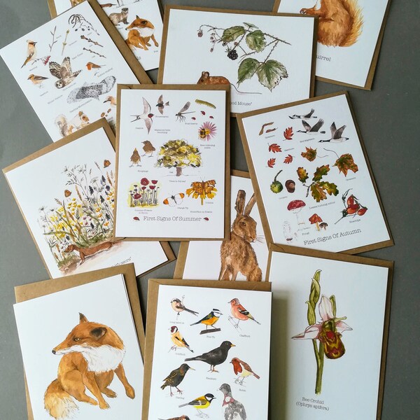 Nature Birthday Card - Etsy