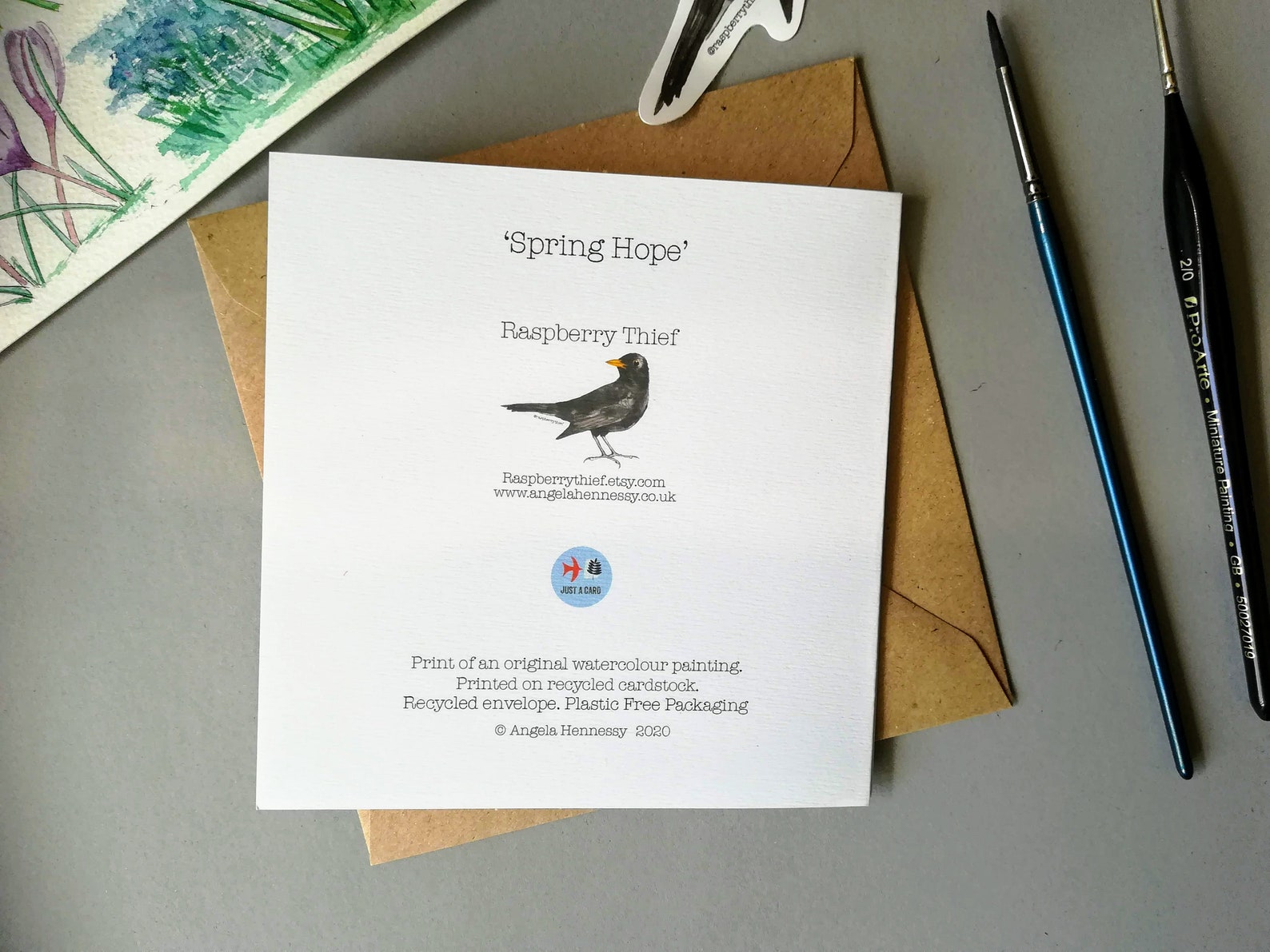 Spring Hope Concertina Card Spring Nature Card Wildflowers - Etsy UK