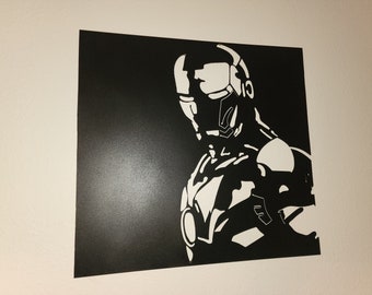 Iron Man Metal Wall Art, Unique Iron Man Wall Decor for Kids Room, Wall ...