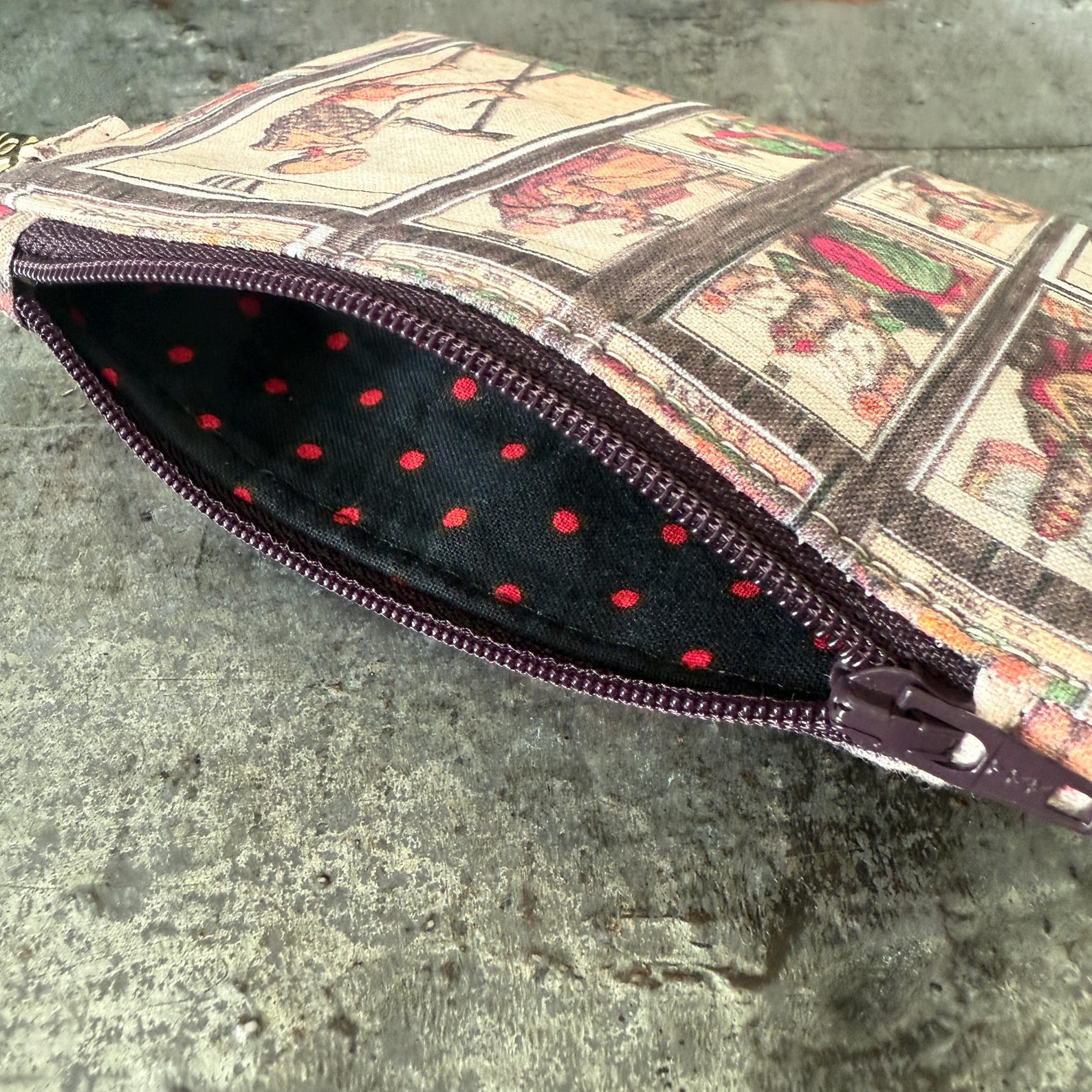 Tarot Card Zipper Pouch, Tarot Bag, Tarot Cards Gift, Wallet, Witchy ...