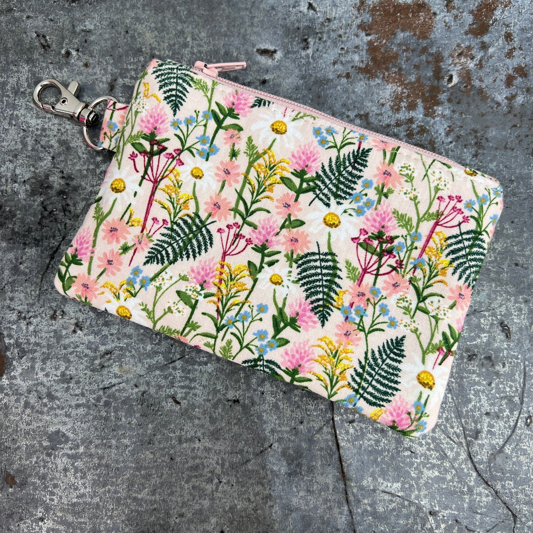 Rifle Paper Co. Wildwood Wildflowers, Zipper Pouch, Floral Wallet, Coin ...