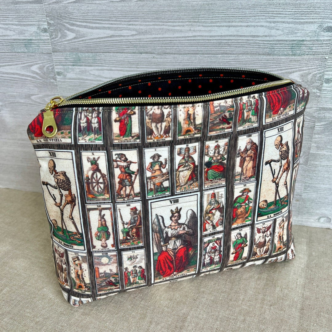 Tarot Cards Pouch, Tarot Cards Bag, Tarot Gift, Makeup Bag, Tarot Cards ...
