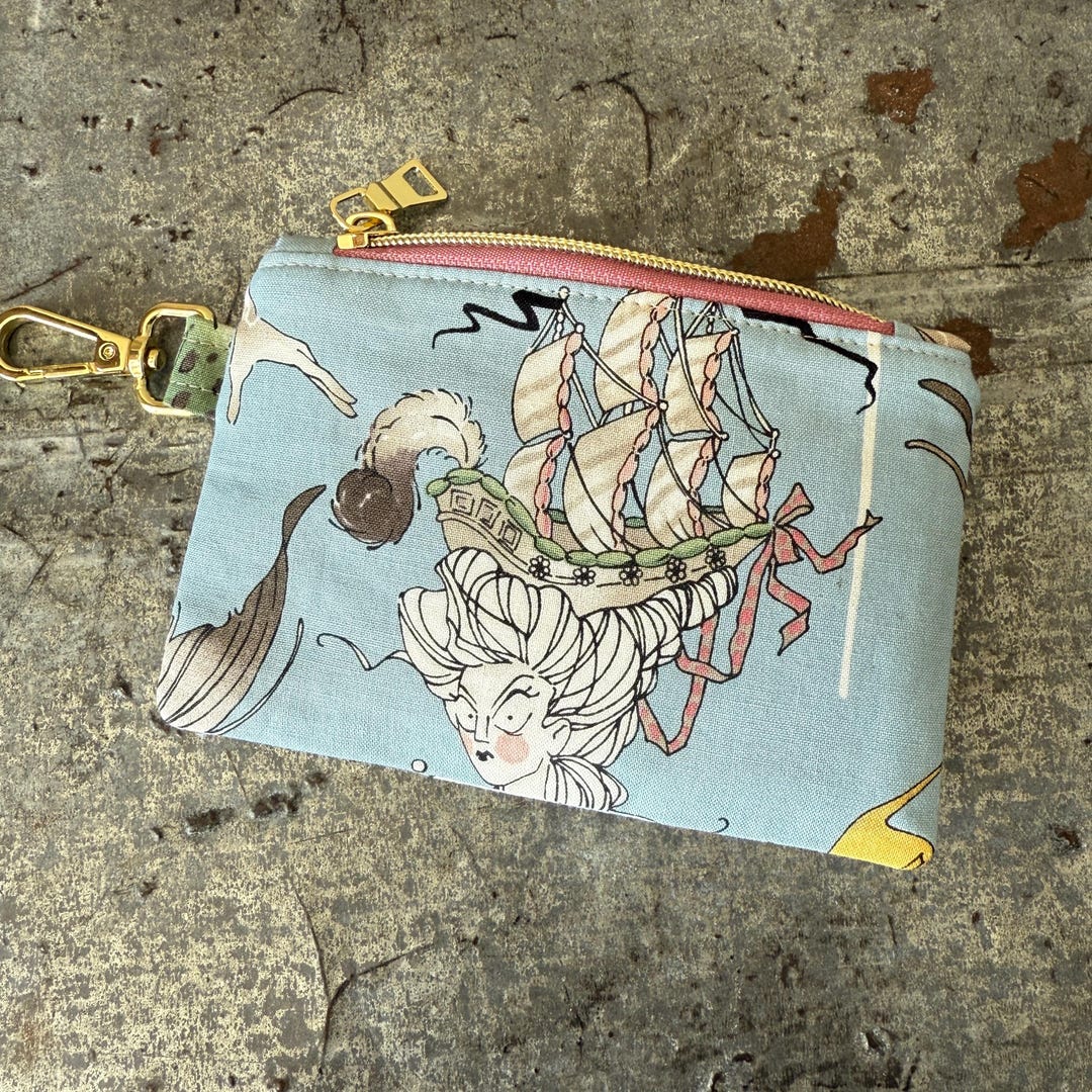 Ghantis Ghastlie Zipper Pouch, Mermaid Bag, Ghastlie Wallet, Witchy ...