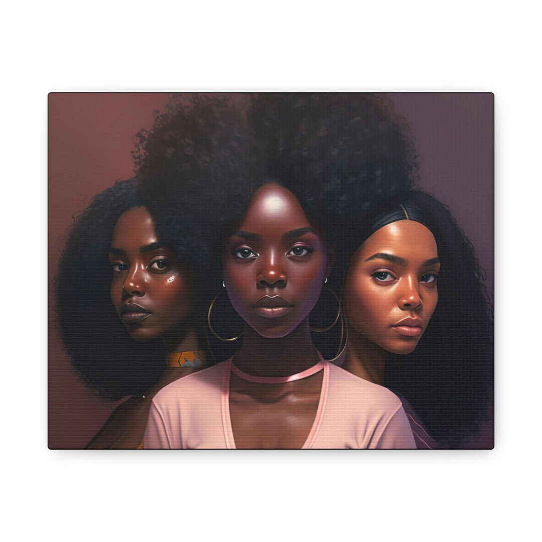 Black Girl Magic Canvas Print | Wall Art | Black History Month Wall Art ...