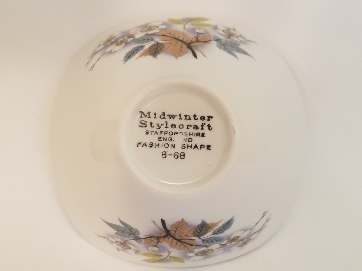 Midwinter Stylecraft Staffordshire England Fashion Shape Bowl 8-68 - Etsy