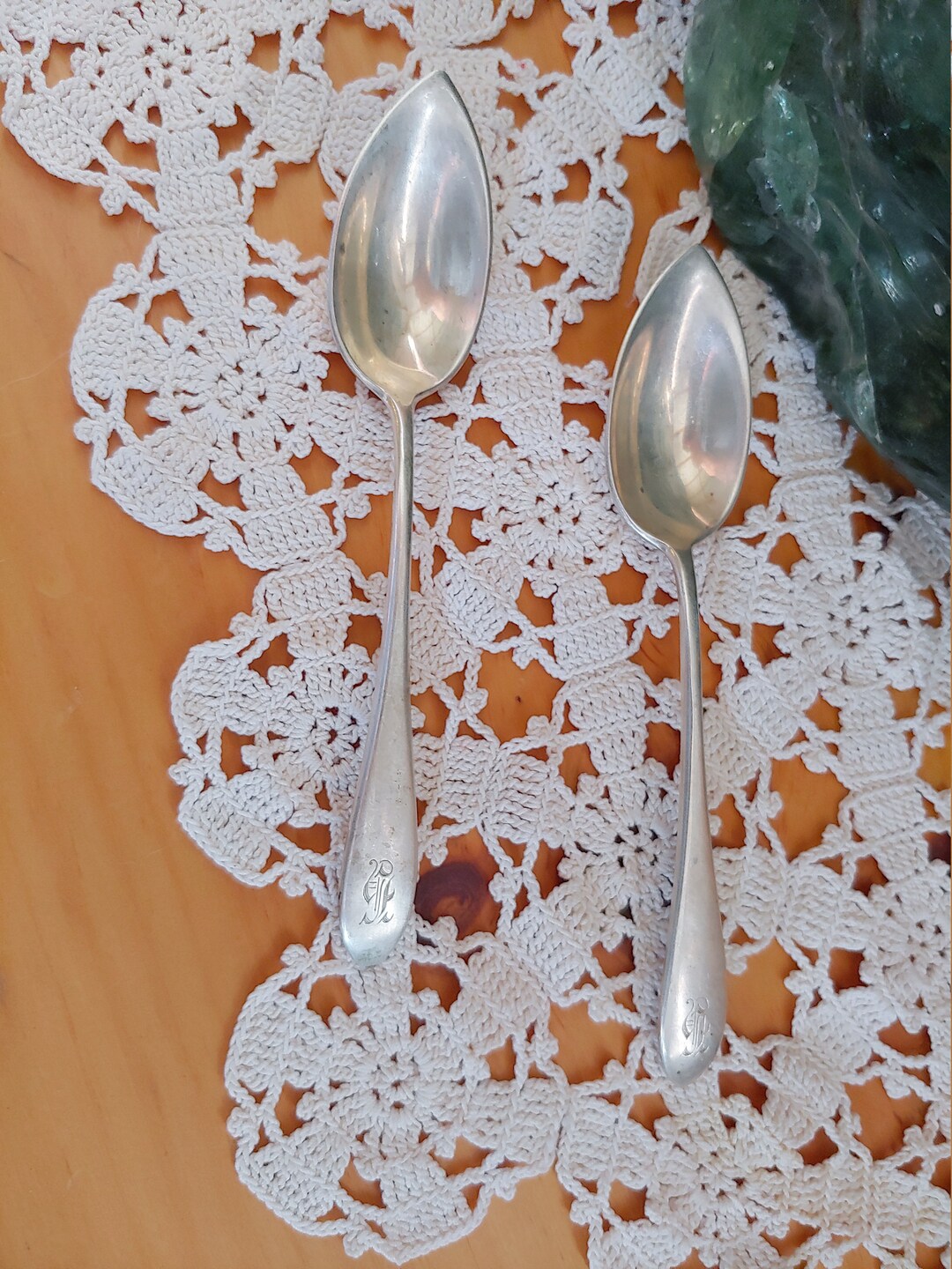A. Stowell & Co Sterling Citrus Spoons Set of 2 - Etsy