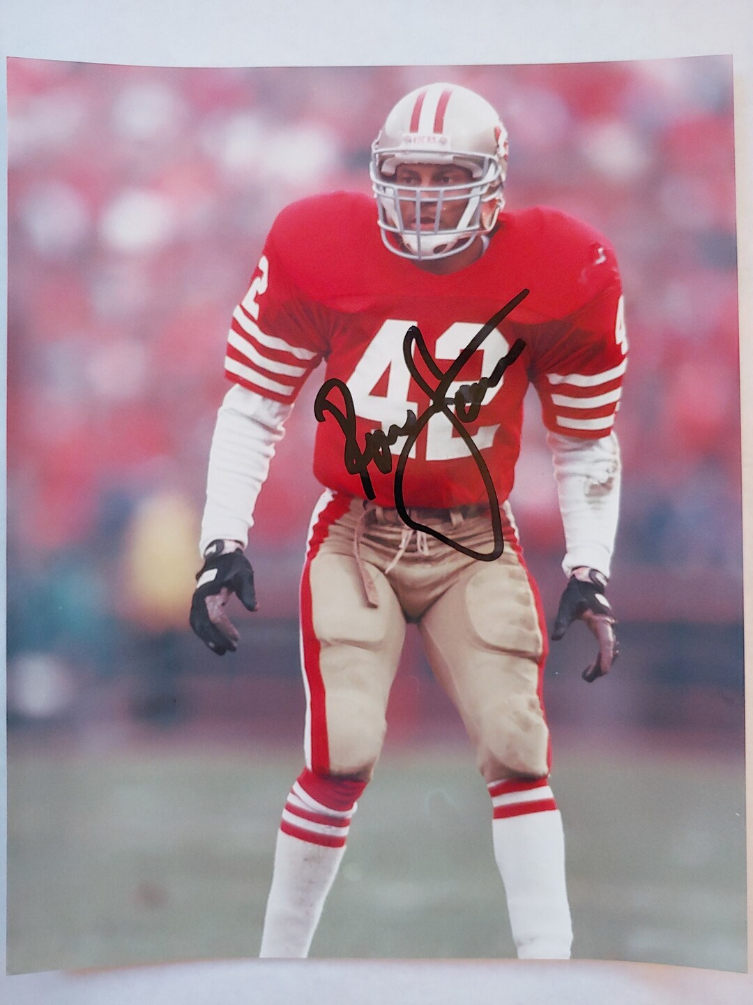 Ronnie Lott #42 San Francisco 49er's Autographed Photograph - Etsy