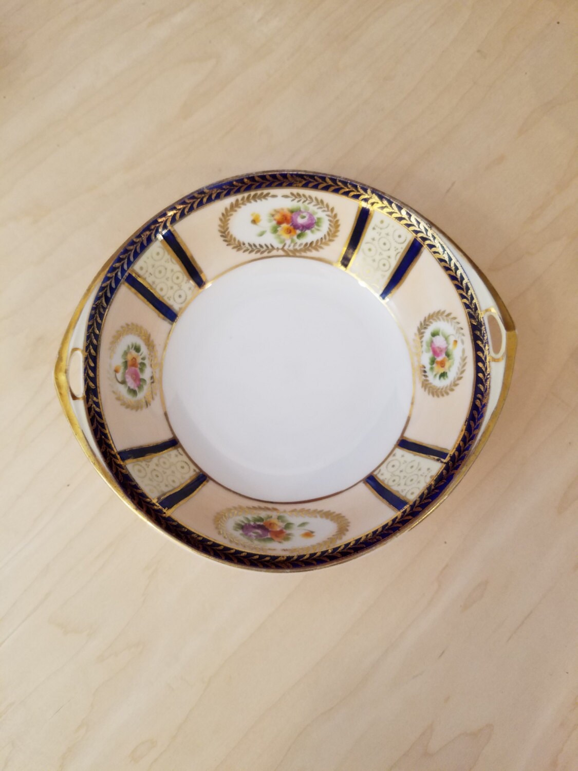 Noritake m Hand Painted Vintage Bowl With Gilded - Etsy