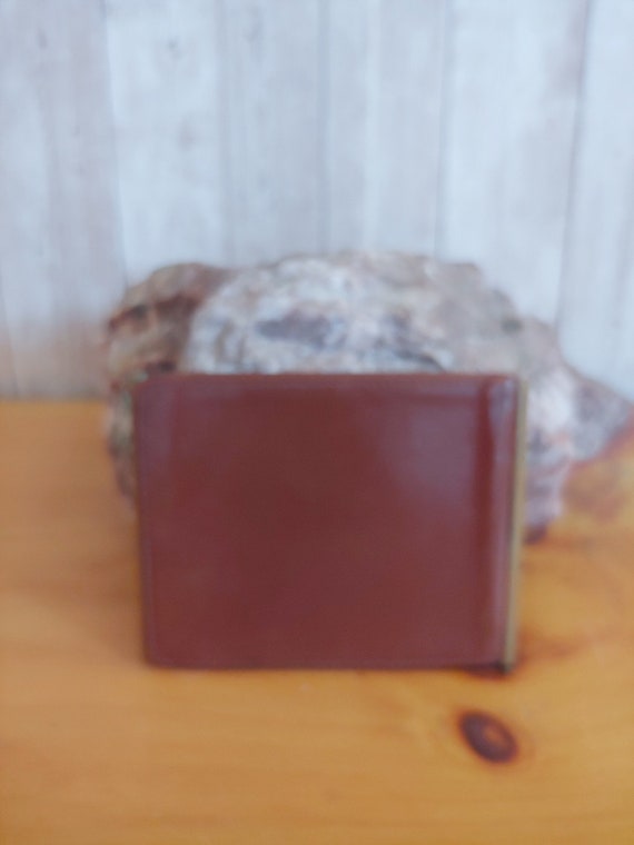 Vintage Alfred Dunhill 1950's Trifold Billfold Brown … - Gem