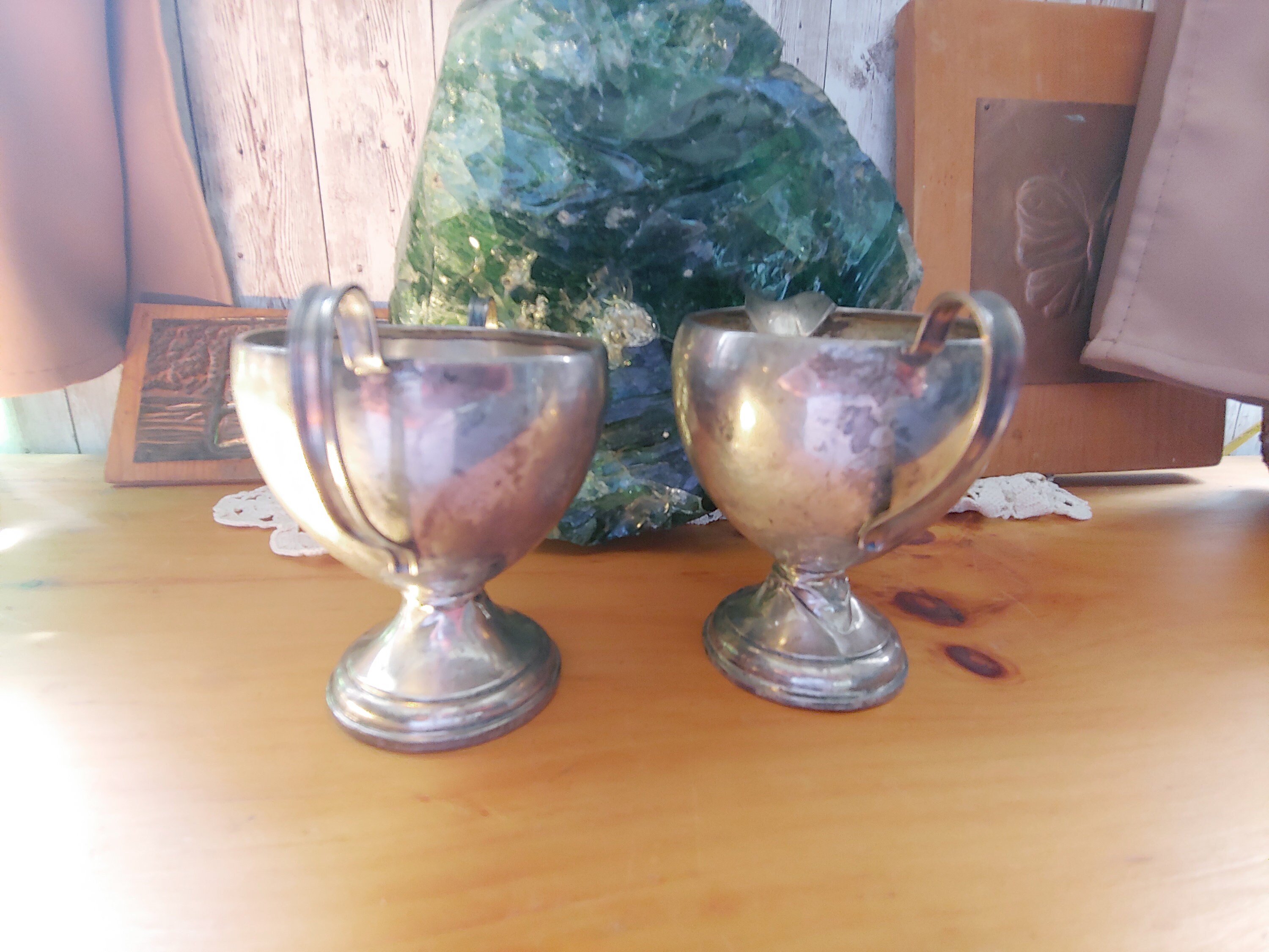 Preisner Silver Co Sterling Sugar and Creamer Set 172 - Etsy