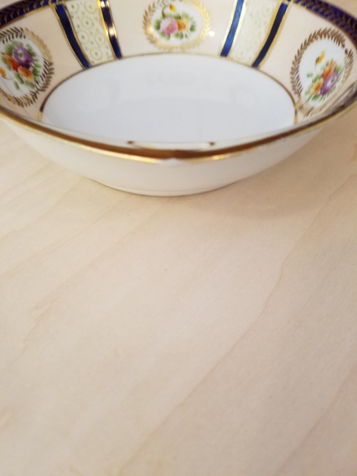 Noritake m Hand Painted Vintage Bowl With Gilded - Etsy