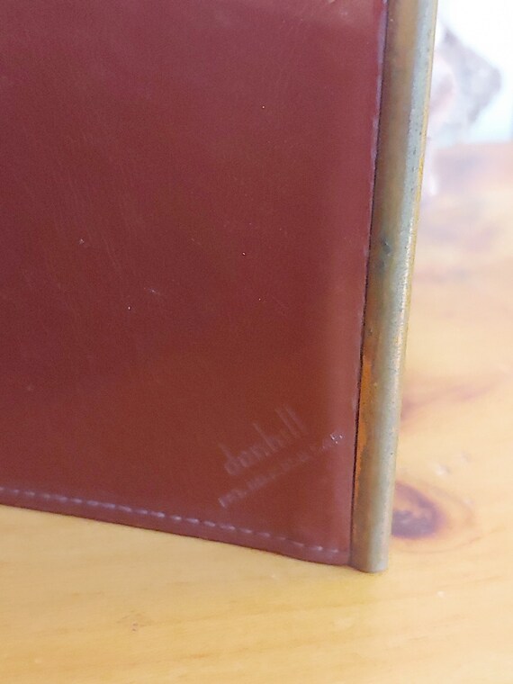 Vintage Alfred Dunhill 1950's Trifold Billfold Brown … - Gem