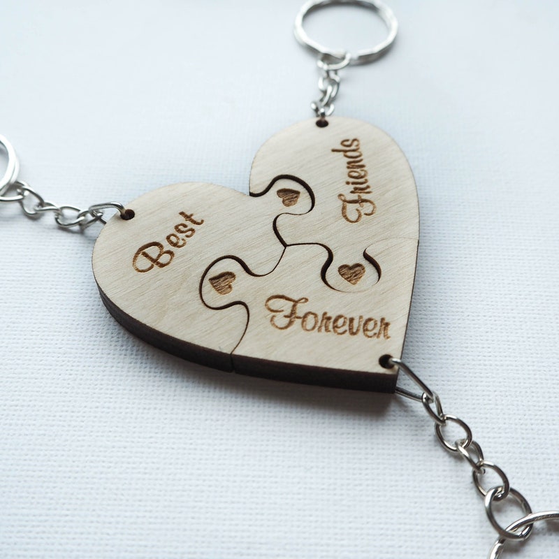 Best Friends Keychain - Etsy