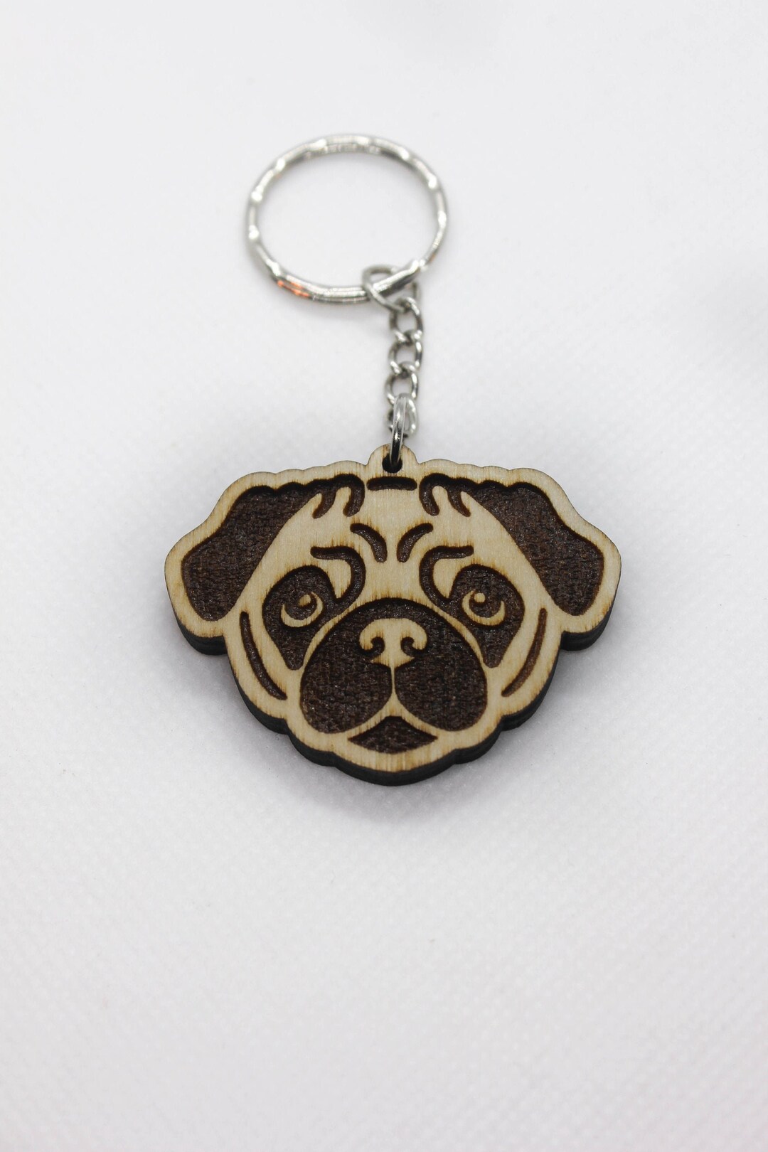 Pug Face Keychain/cute Gift/gift for Pug Lover/pug Life/best Friend ...