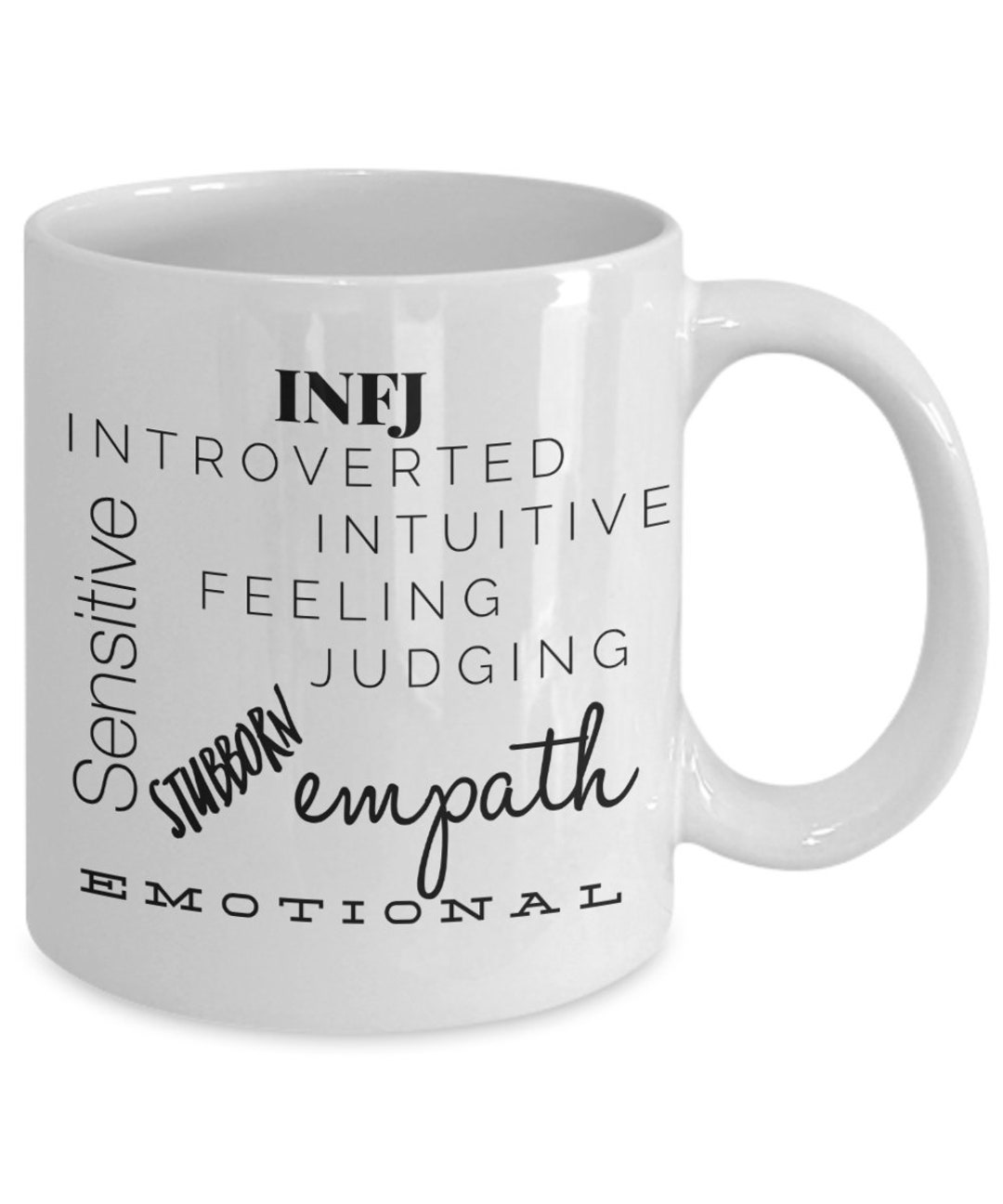INFJ Personality Coffee Mug Introvert Funny Sarcastic Coffee Mug ...