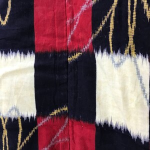Made in Japan Vintage Hanten Jacket Padding Multicolour Kasuri Ikat ...