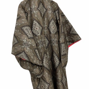 Made in Japan Vintage Kimono Full Kasuri Ikat Japanese Pattern Asian ...