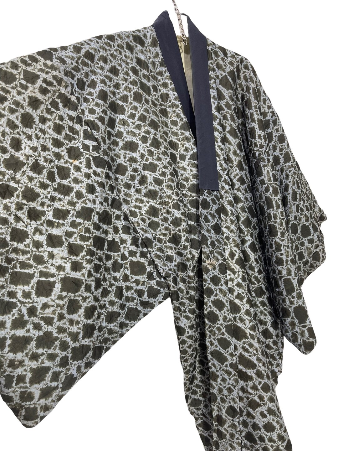 Made in Japan Vintage Juban Kimono Silk Shibori Tie Dye Japanese ...