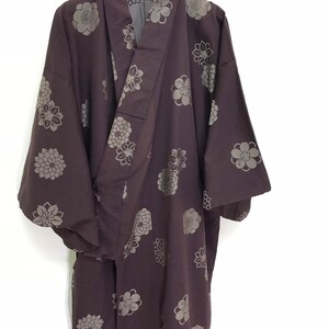 Made in Japan Vintage Haori Wool Blended Jacket Japanese Pattern Asian ...