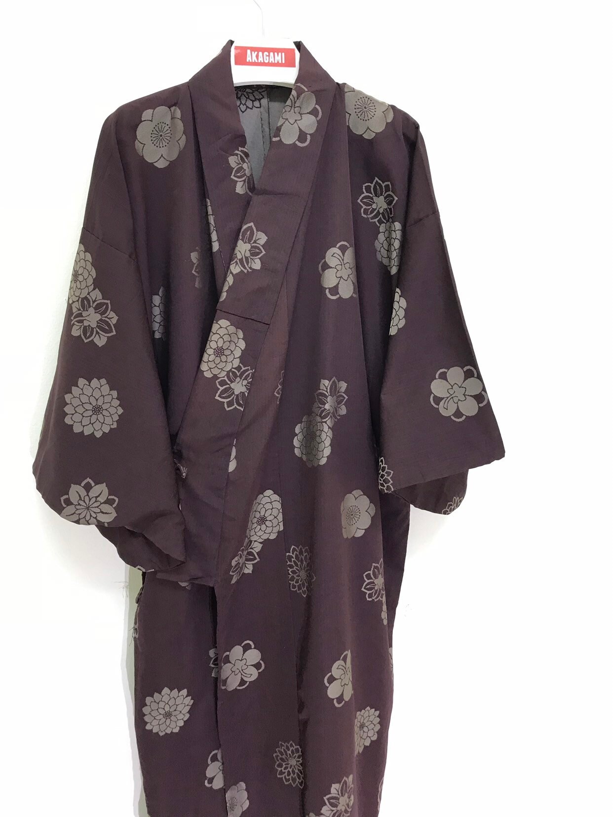 Made in Japan Vintage Haori Wool Blended Jacket Japanese Pattern Asian ...