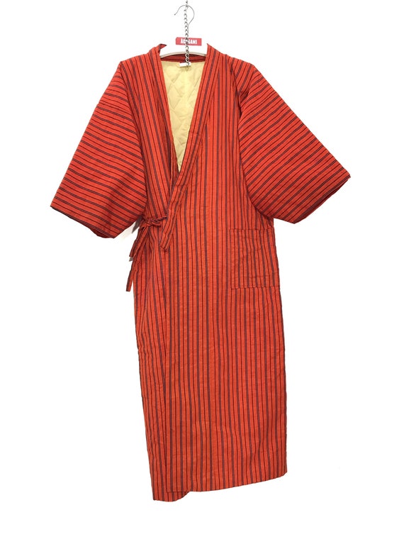 Made in Japan Vintage Hanten Kimono Long Jacket Paddi… - Gem
