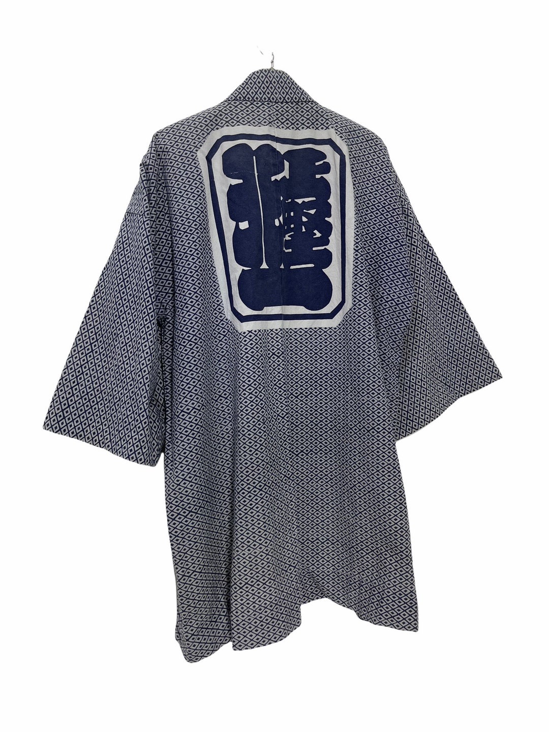 Made in Japan Vintage Happi Jacket Cotton Full Patterns Kimono Robe ...