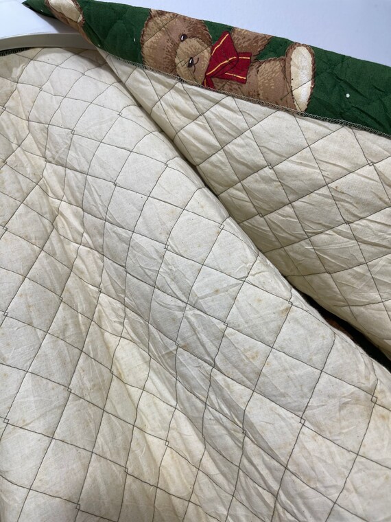 Made in Japan Hanten Jacket Quilted Padding Bear Pat… - Gem
