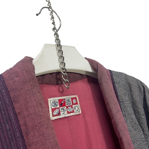 Made in Japan Vintage Hanten Jacket Padding Wadded Multicolour Hagi ...