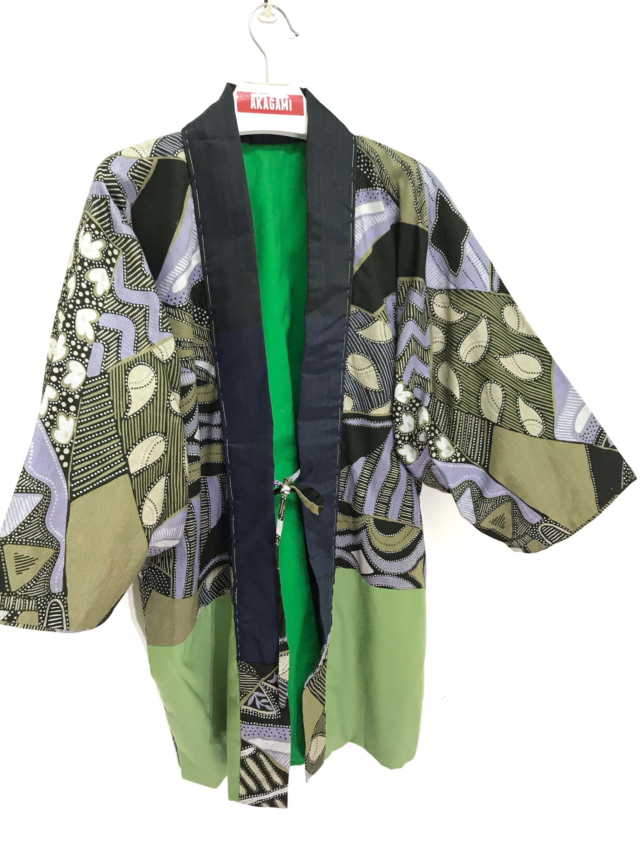 Made in Japan Vintage Haori Thick Cotton Jacket Paisley Asian | Etsy