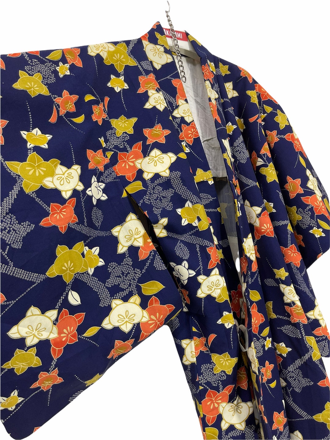Made in Japan Vintage Kimono Wool Full Florals Japanese Pattern Kimono ...