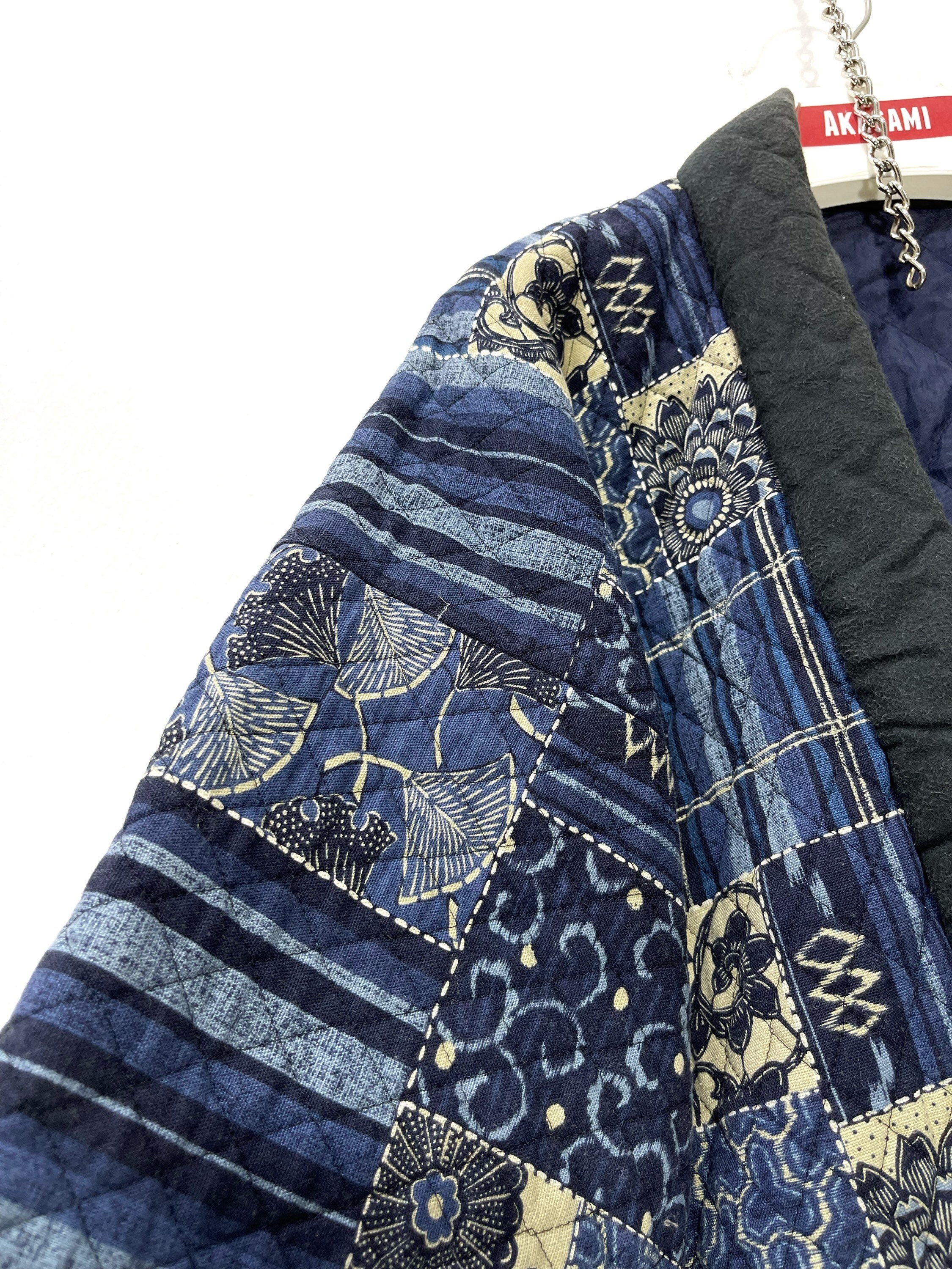 Made in Japan Vintage Hanten Jacket Padding Thick Quilted - Etsy