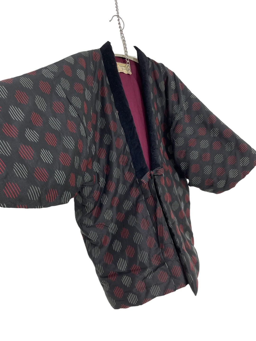 Made in Japan Hanten Jacket Padding Wadded Full Japanese Pattern ...