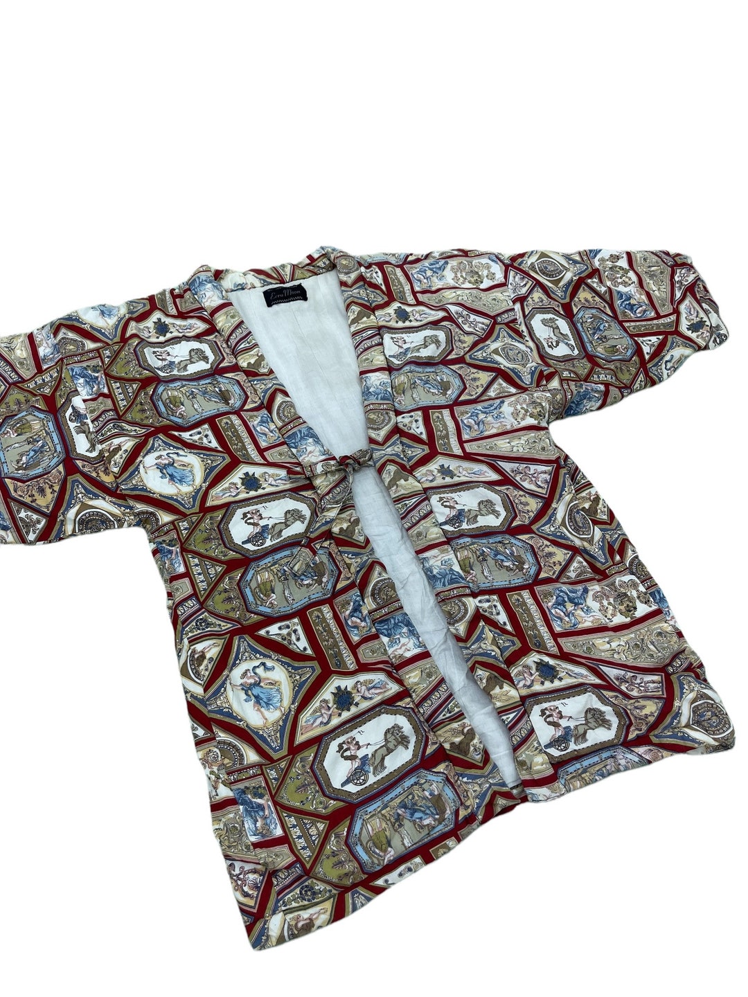 Made in Japan Hanten Jacket Padding Wadded Fullprinted Ancient Roman ...