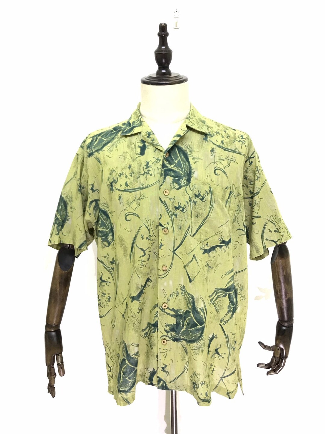 Made in Japan Mr Junko Hawaiian Shirt Linen Blended - Etsy