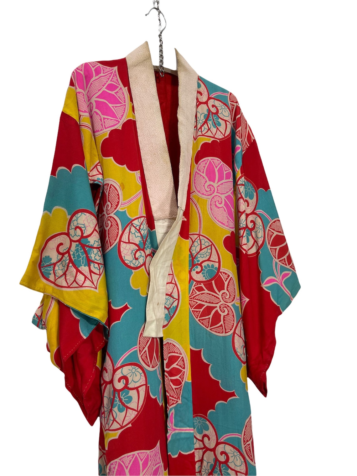 Made in Japan Vintage Old Thin Silk Juban Florals Pattern - Etsy