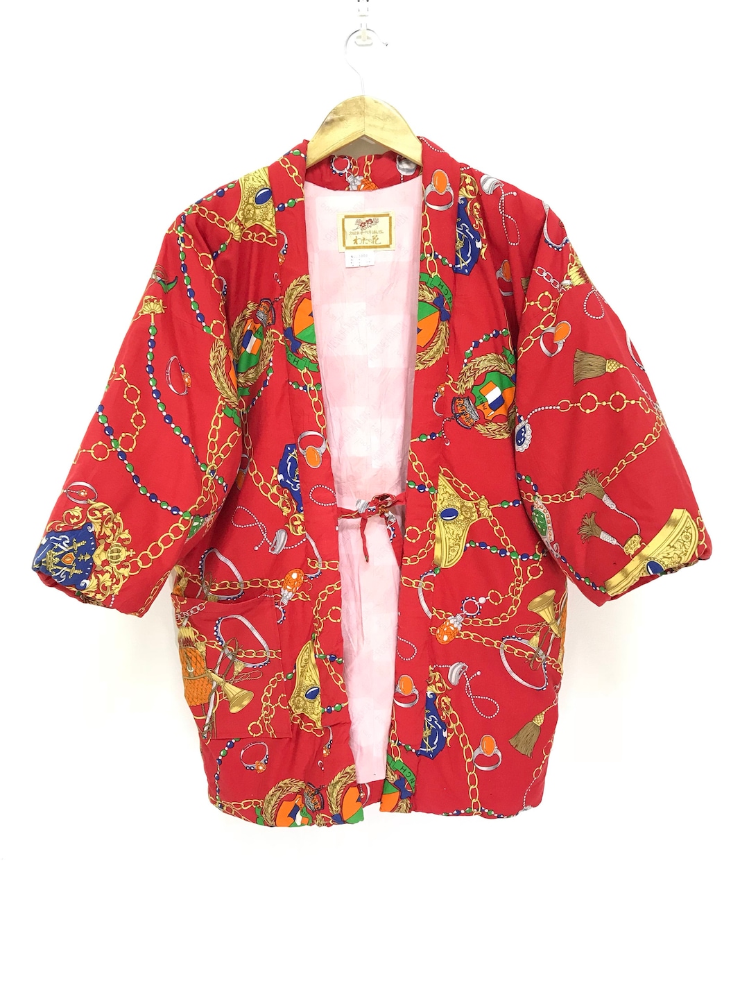 Made in Japan Japanese Traditional Hanten Baroque Style Fullprinted ...