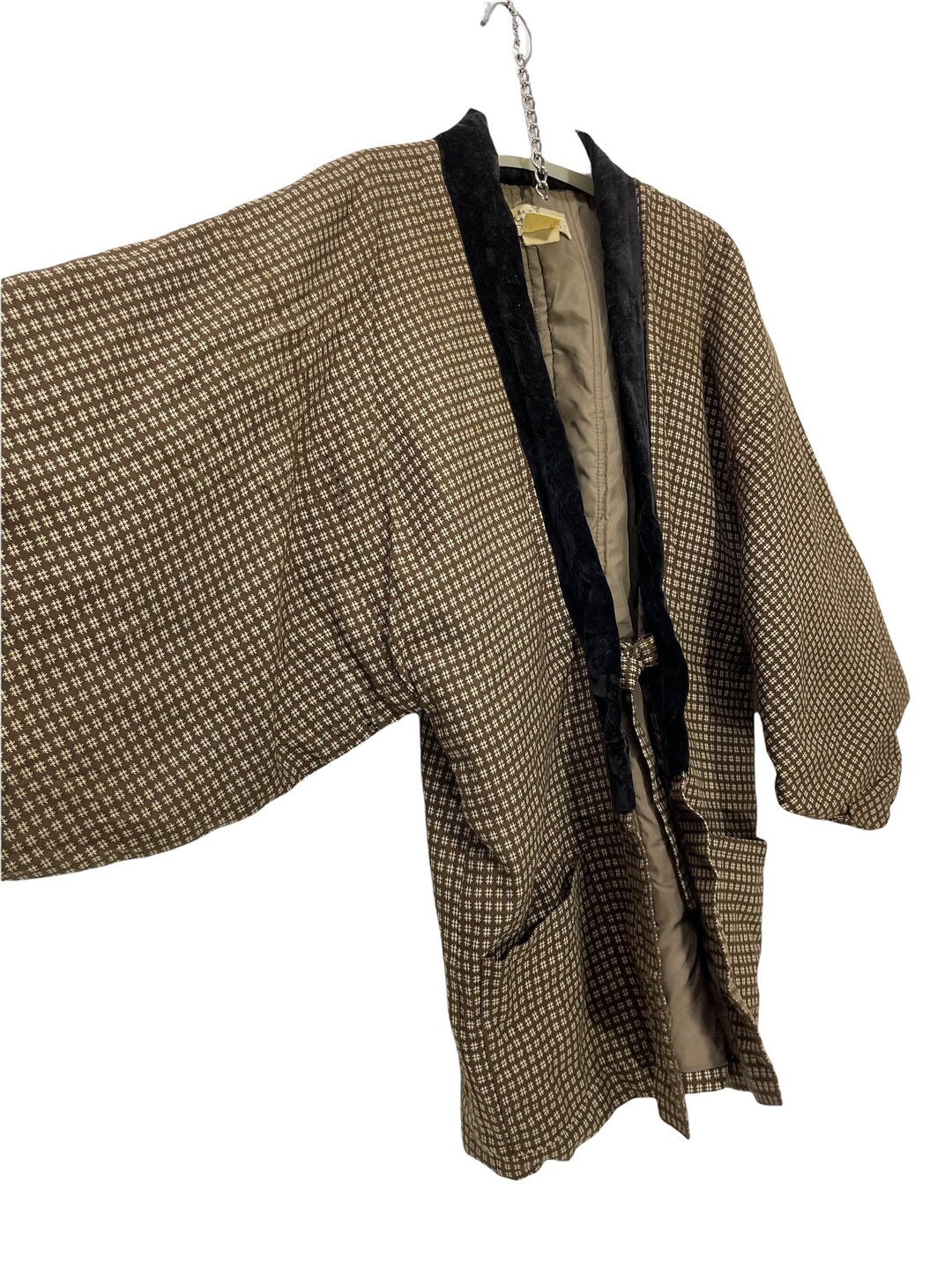 Made in Japan Vintage Hanten Jacket Slight Padding Full Pattern ...