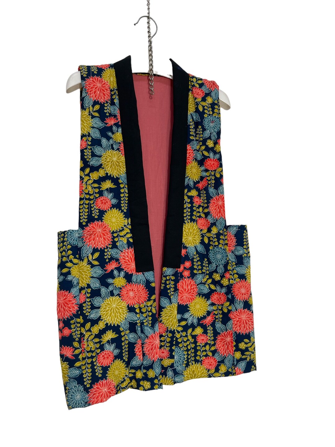 Made in Japan Vintage Hanten Vest Wool Jacket Padding Wadded Full ...