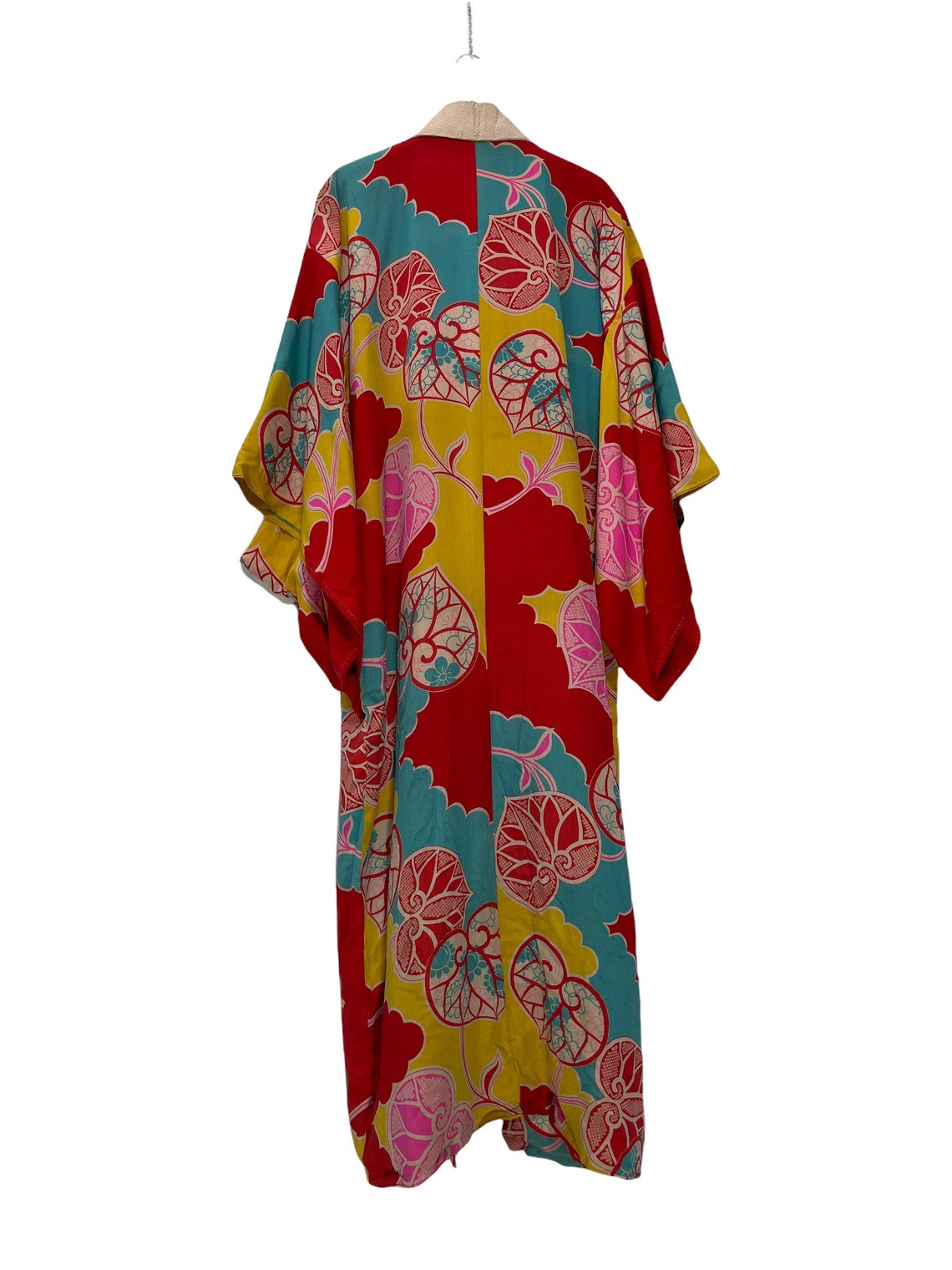 Made in Japan Vintage Old Thin Silk Juban Florals Pattern - Etsy