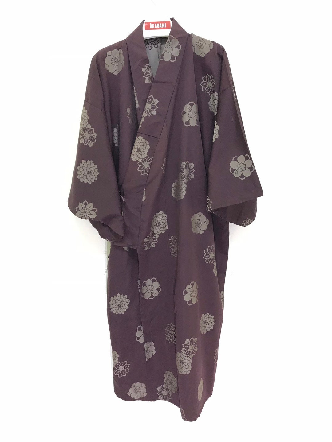 Made in Japan Vintage Haori Wool Blended Jacket Japanese Pattern Asian ...