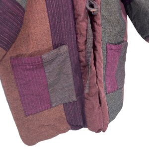 Made in Japan Vintage Hanten Jacket Padding Wadded Multicolour Hagi ...