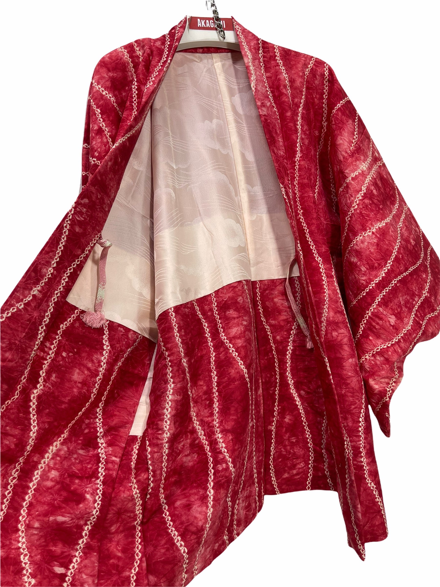 Made in Japan Vintage Haori Wool Shibori Tie Dye Patterns | Etsy