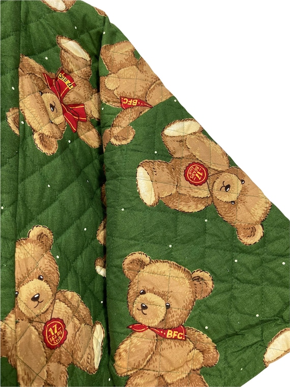 Made in Japan Hanten Jacket Quilted Padding Bear Pat… - Gem