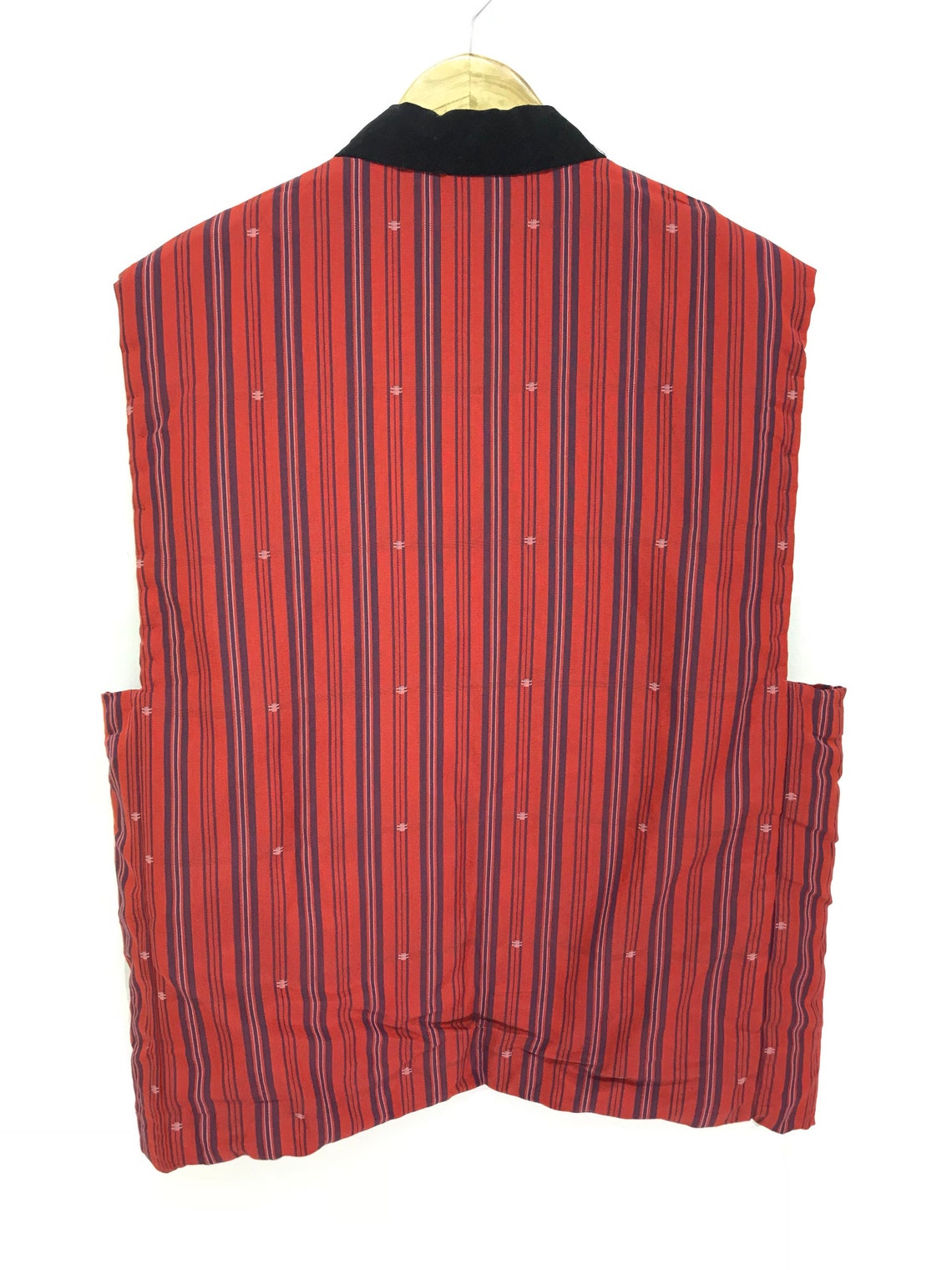 Made in Japan Japanese Traditional Hanten Vest Jacket Striped | Etsy